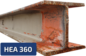HEA 360 balk - Circulaire-bouwmaterialen.nl
