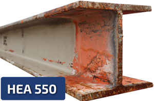 HEA 550 balk - Circulaire-bouwmaterialen.nl